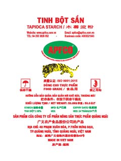 APFCO | Công Ty Cổ Phần Nông Sản Thực Phẩm Quảng Ngãi